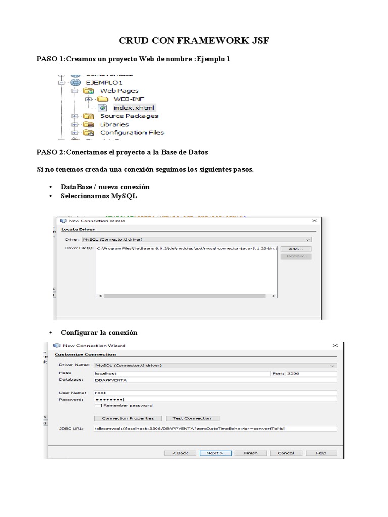 Practica Crud Con JSF | PDF | Archivo de computadora | Java (lenguaje de programación)