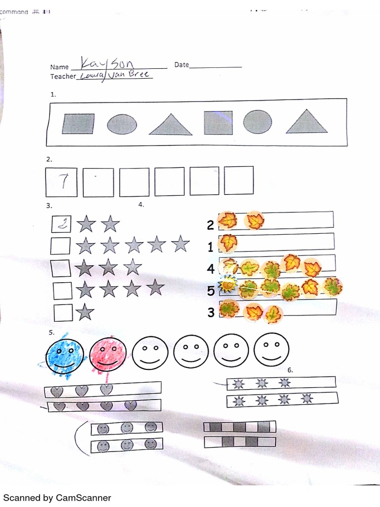 1kindergarten Assessment | PDF