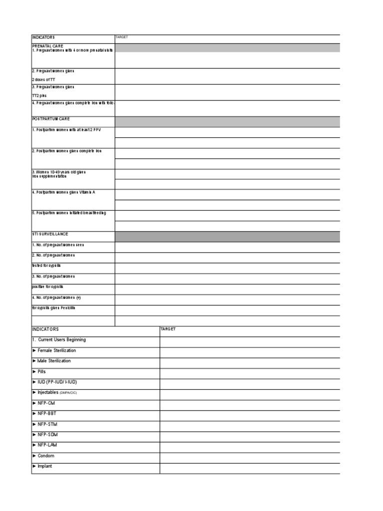 FHSIS Ver2012 Summary Tables | PDF | Malaria | Medical Specialties