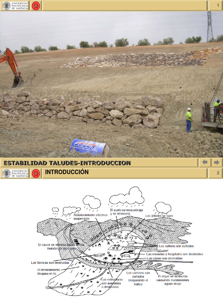 Estabilidad de Taludes: Guía Básica | PDF | Roca (geología) | Ciencias ...