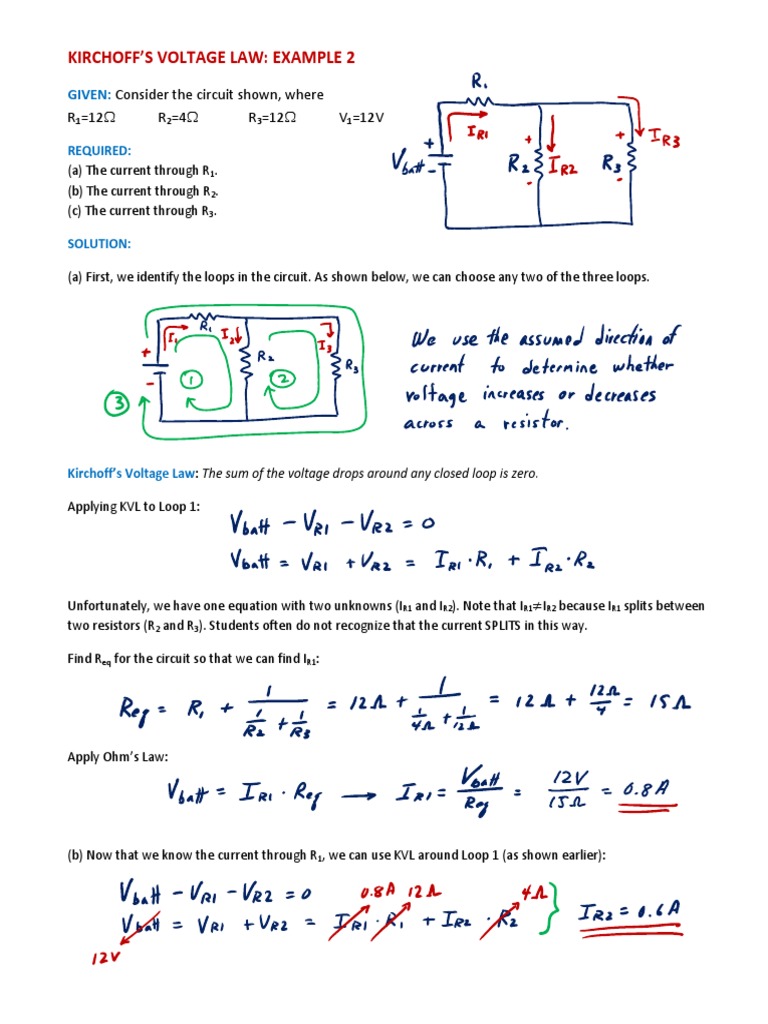 4 Example KVL 02 PDF | PDF | Science & Mathematics