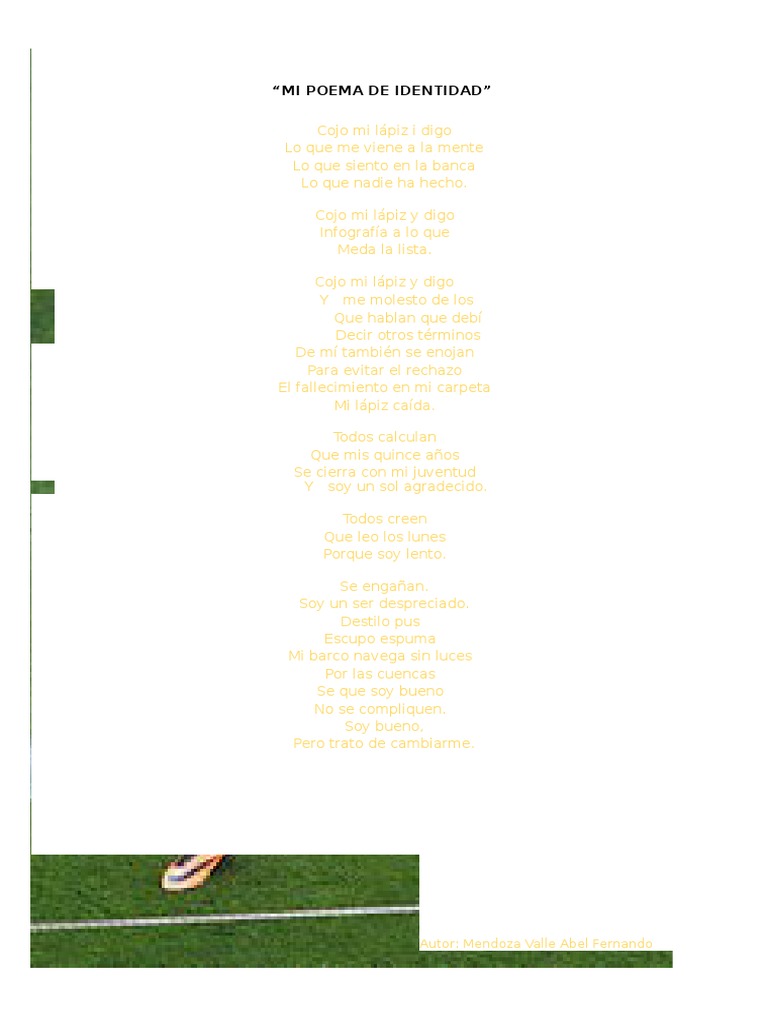 Mi Poema de Identidad | PDF