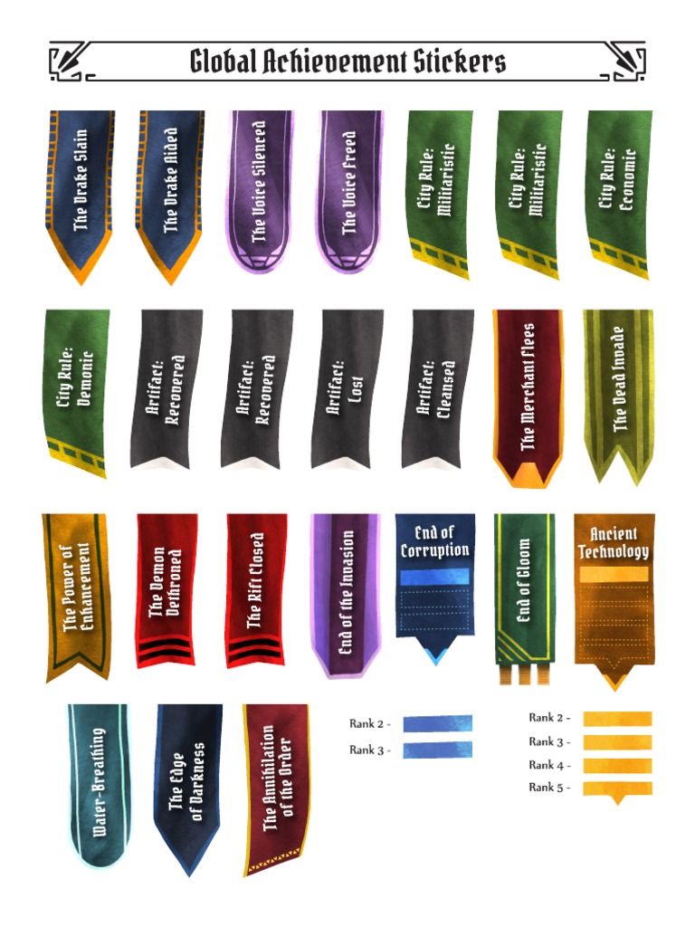 Achievement Stickers V2