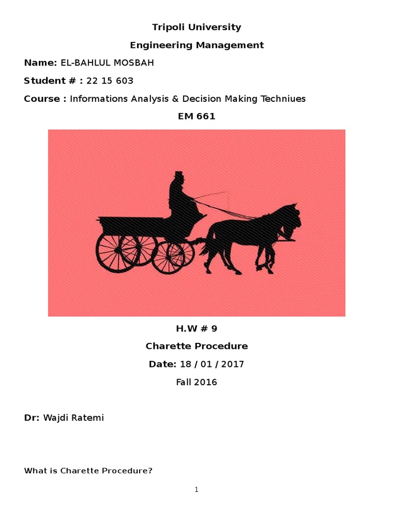 Charette Procedure | Download Free PDF | Brainstorming | Cognition