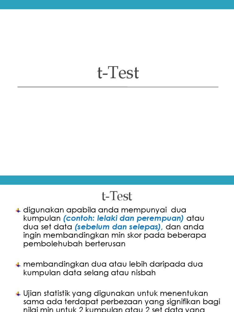 T Test | PDF