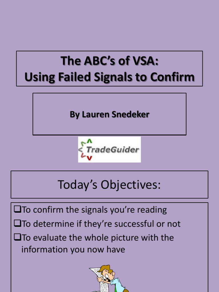 VSA Signal Confirmation Guide | PDF | Economies | Business
