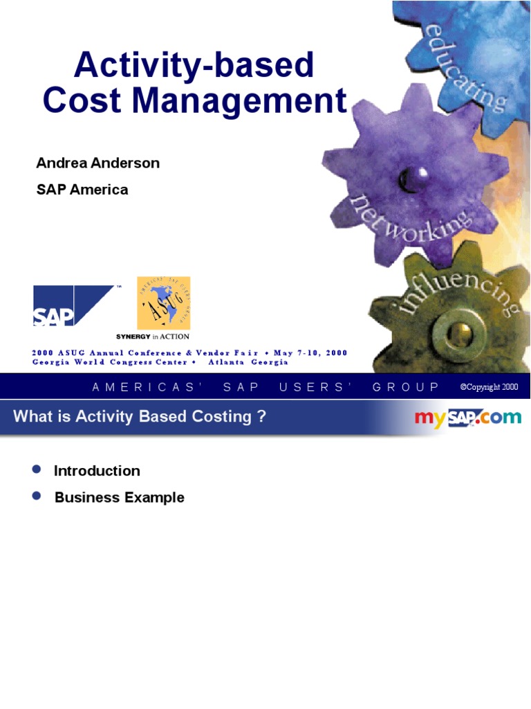 Activity Based Cost Manaagement in SAP R3 PDF | PDF | Business Process ...