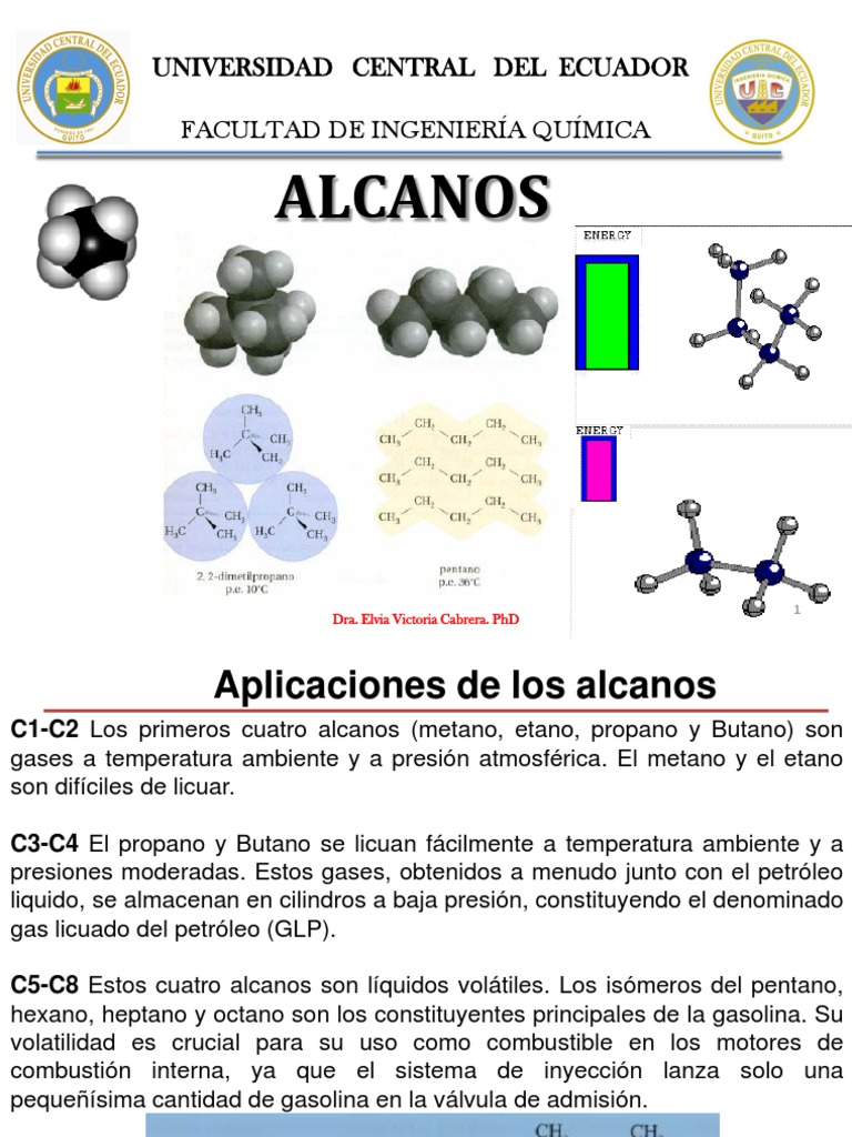 ALCANOS.pdf | Alcano | Hidrocarburos