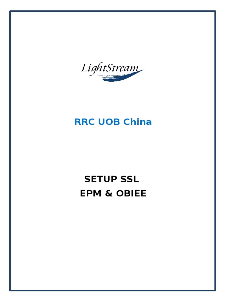 (UAT) Setup SSL Web Server (LXRRCUSG41) | PDF | System Software | Computing