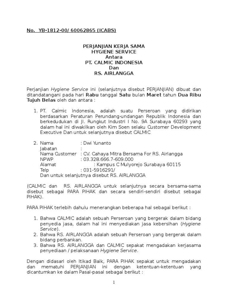 Contoh SPK | PDF