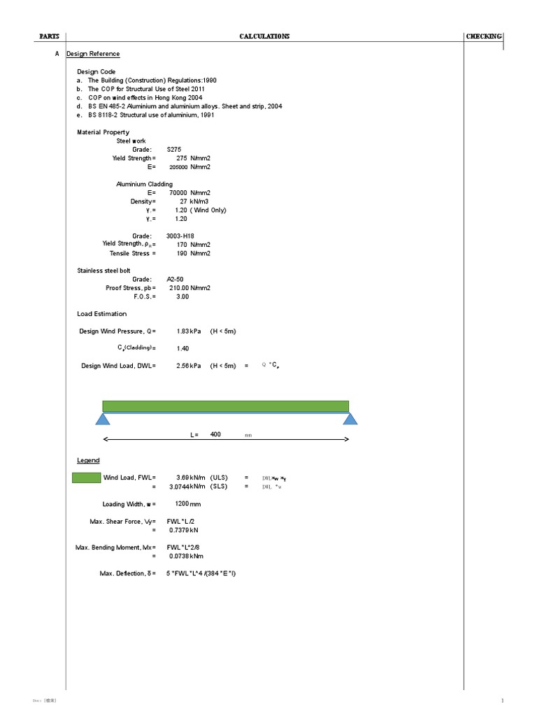 Aluminium Cladding Design | PDF