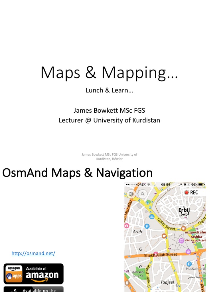 Mapping Lunch & Learn | PDF | Smartphone | Application Software