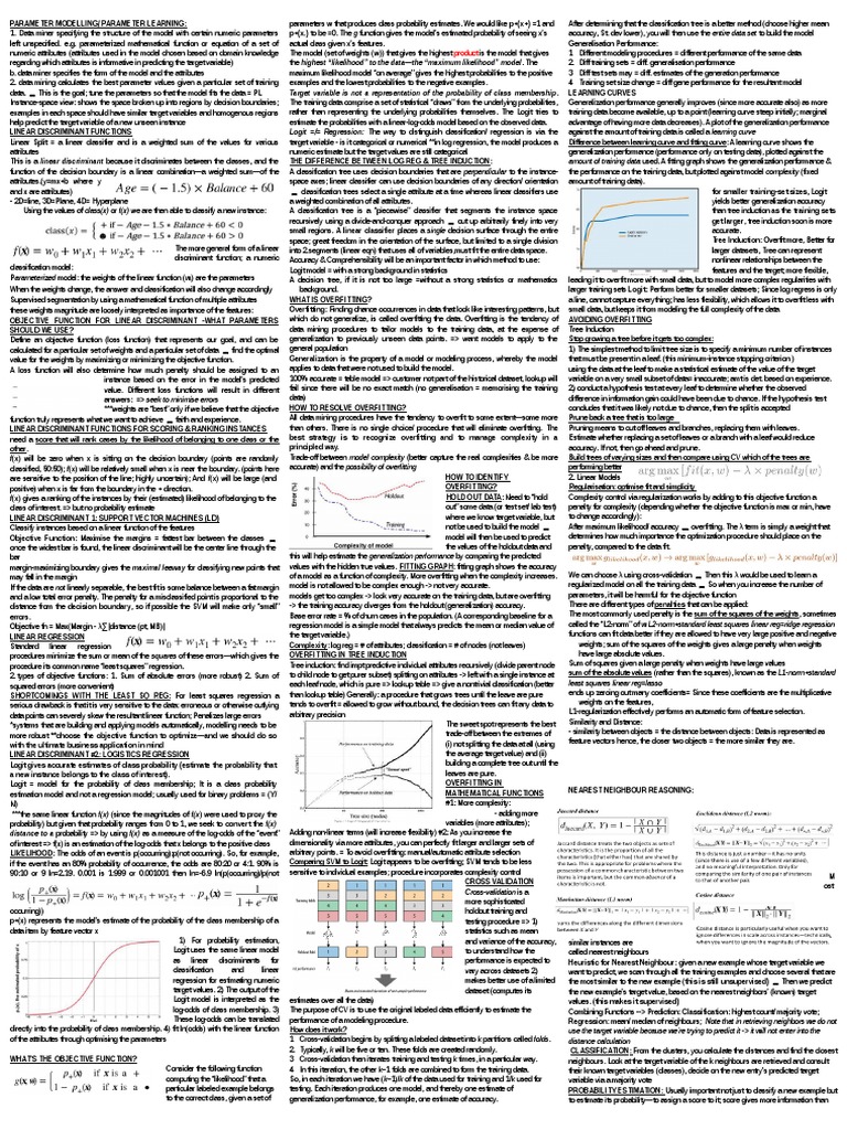 Cheatsheet Midterms 2 - 3 | PDF | Cluster Analysis | Statistical ...