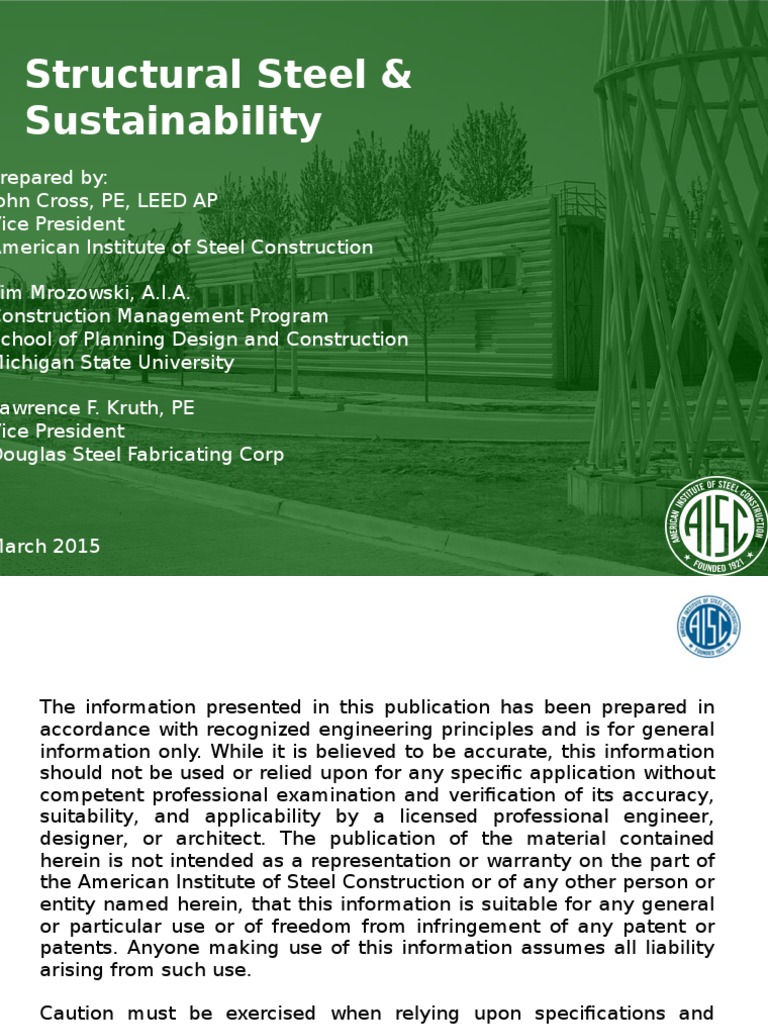 Structural Steel & Sustainability | PDF | Scrap | Steelmaking