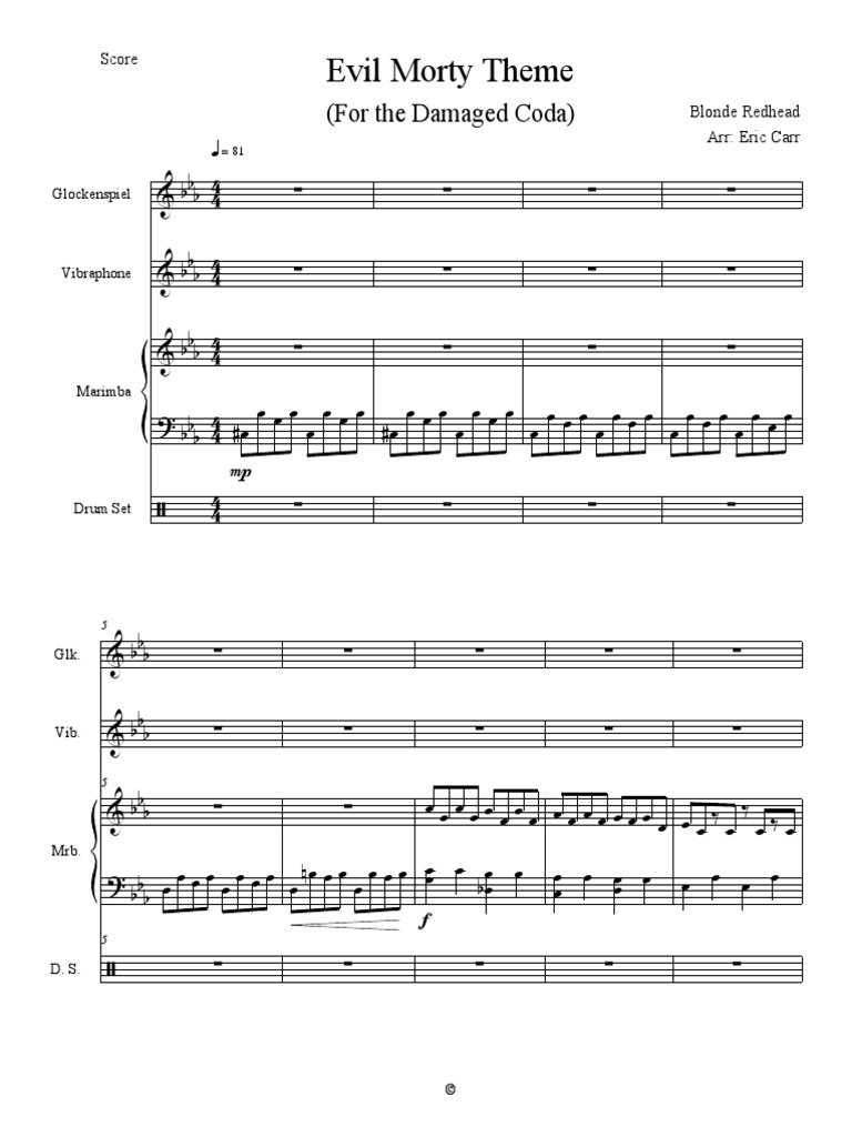 Evil Morty Theme | PDF