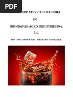 Coca Cola Flow Chart 1 | PDF | Industrial Processes | Secondary Sector ...