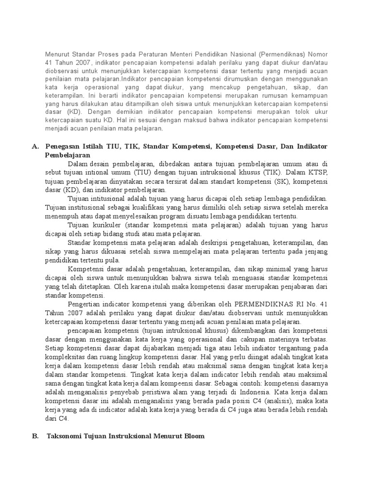 Desain Kurikulum Tiu Dan Tik | PDF