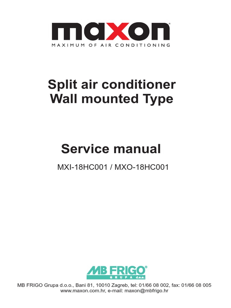 Split Air Conditioner Installation Manual | PDF | Air Conditioning | Hvac