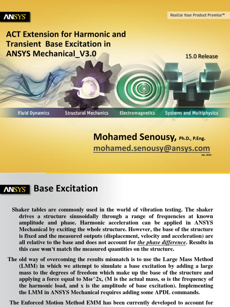 ACT EMM Harmonic Transient R150 v3-V4 | PDF | Motion (Physics ...