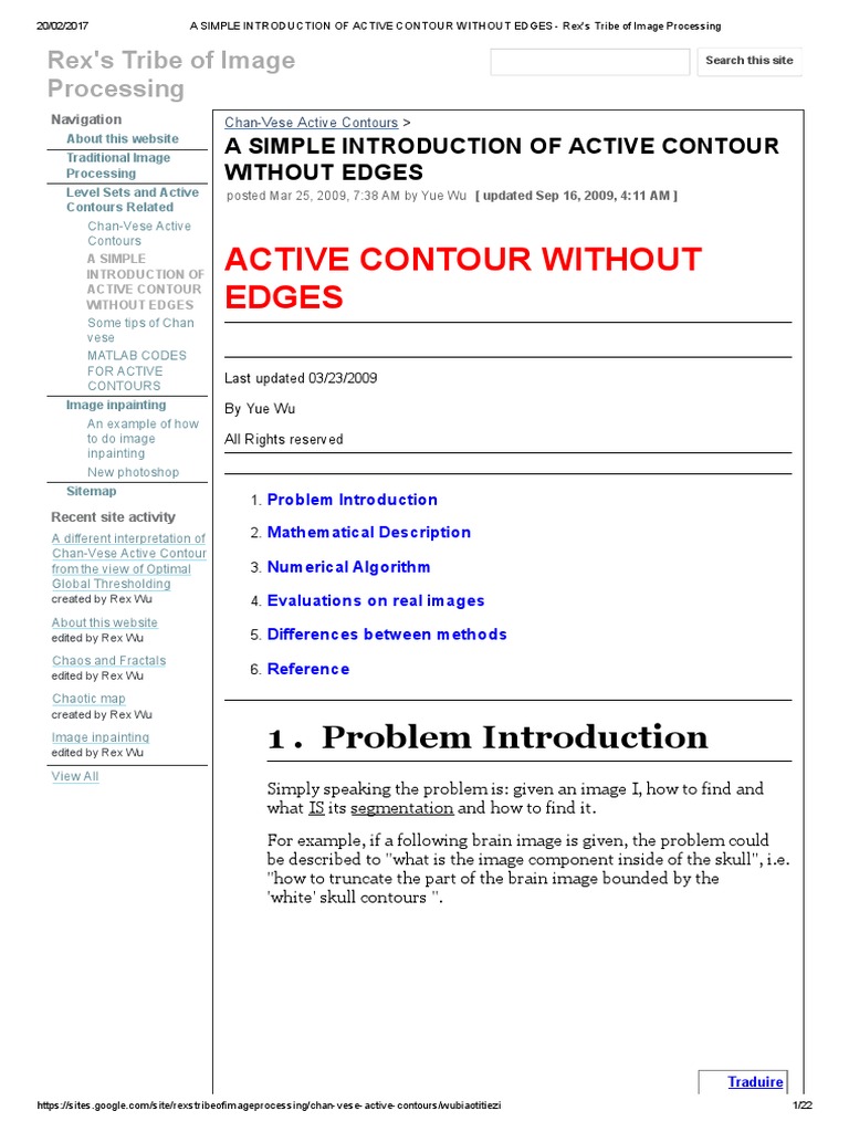 A Simple Introduction of Active Contour Without Edges - Rex's Tribe of ...