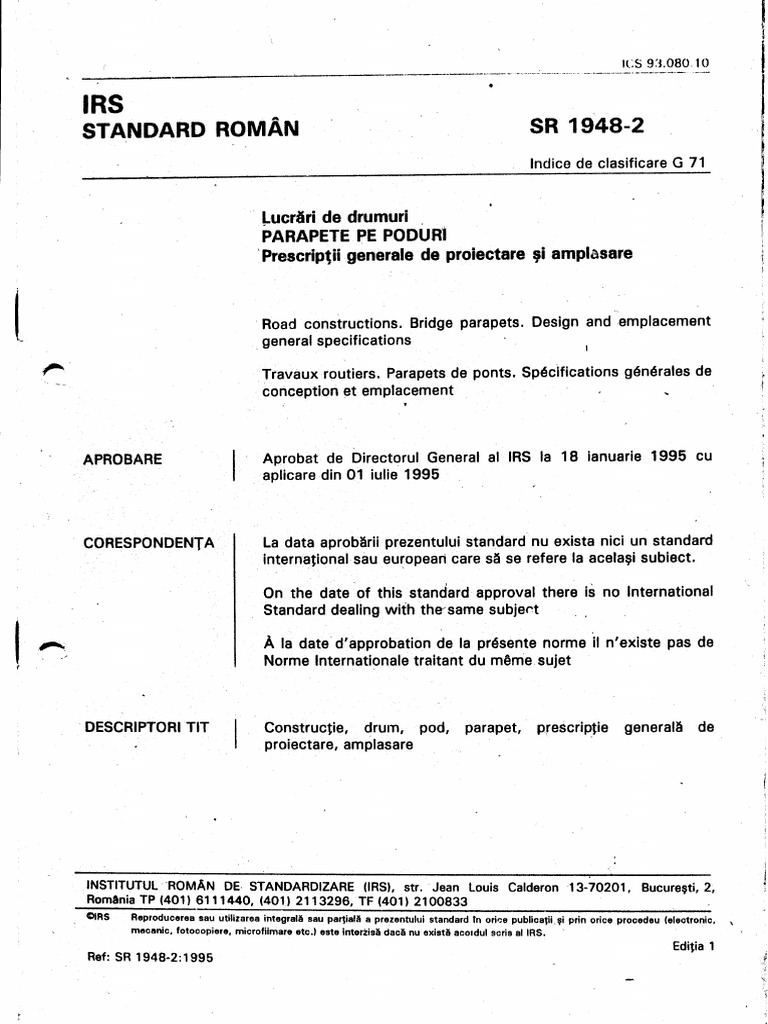Parapeti SR-1948-2-95 | PDF
