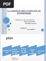 Gestion Des Conflits Exposé GRH | PDF | Sciences comportementales | Concept de psychologie