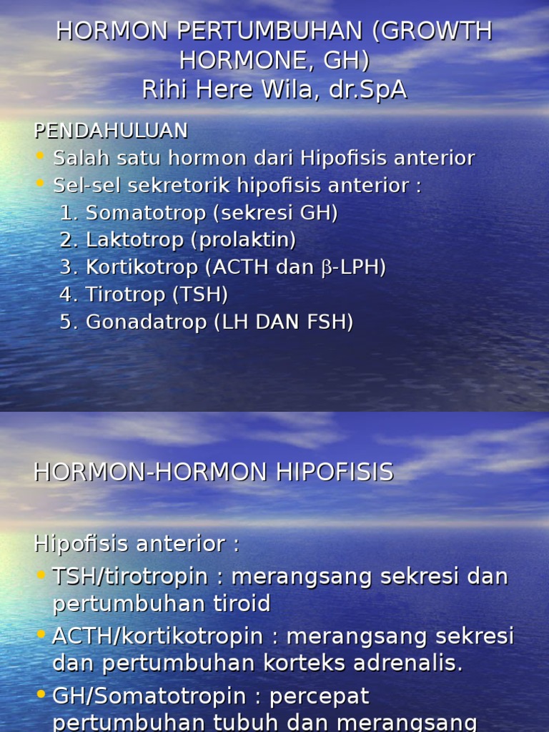 Hormon Pertumbuhan Growth Hormone GH | PDF
