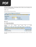 Create New Custom Migration Object Using LTMOM - SAP SPACES | PDF | Computing | Computer Science
