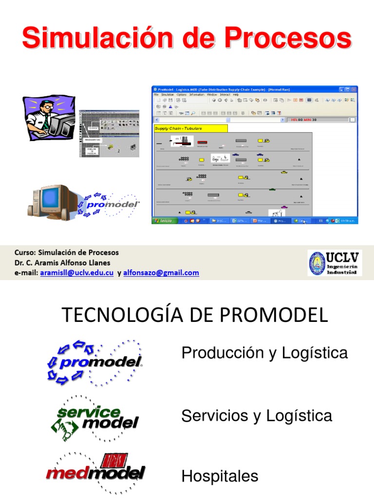 Modelos Practicos Con ProModel | PDF | Transporte | Simulación