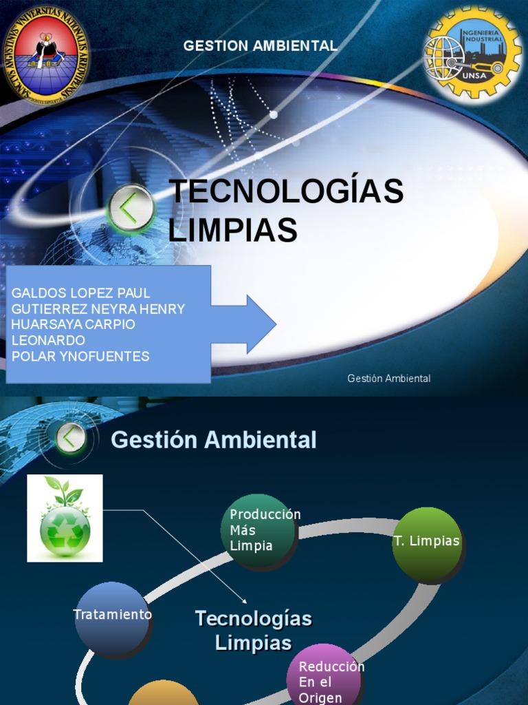 Tecnologias Limpias | PDF | Residuos | Contaminación