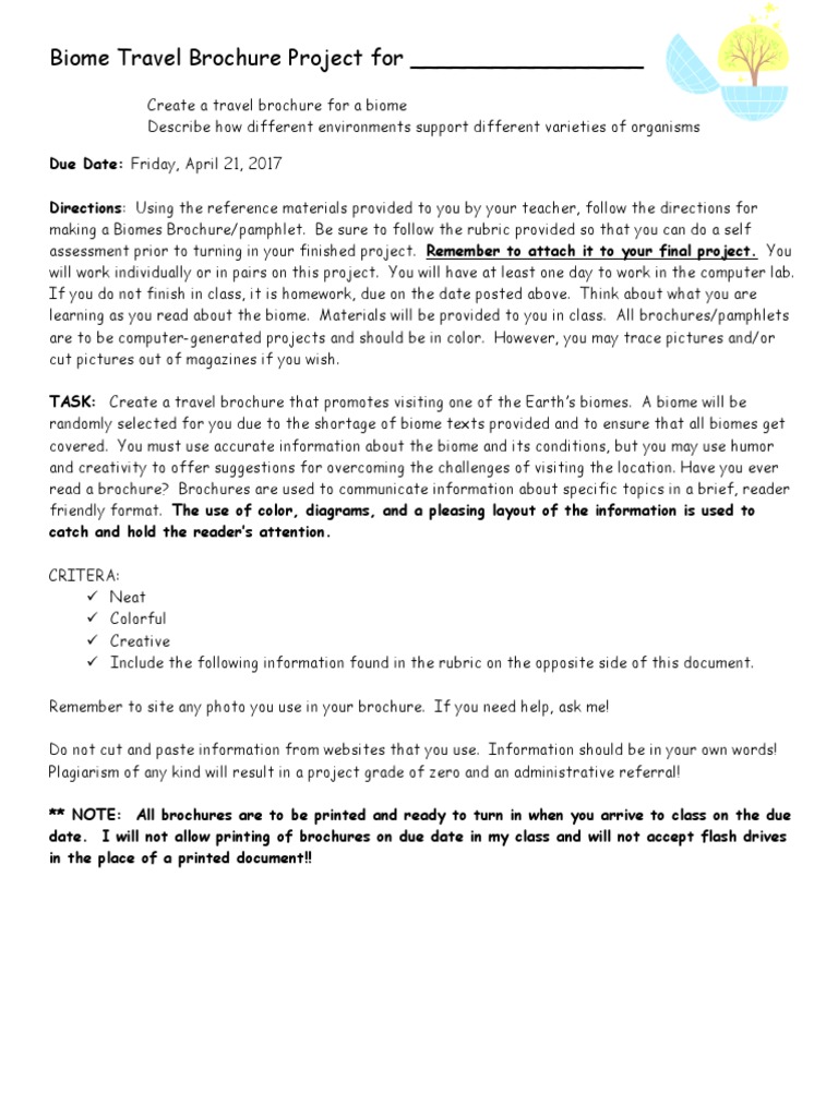 Biome-Travel-Brochure Fall 2011 | PDF | Symbiosis | Climate