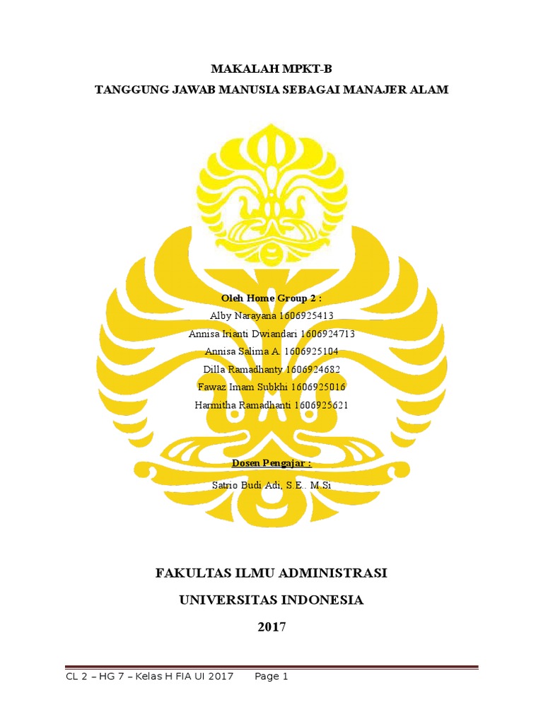 Makalah MPKT B FIA UI | PDF