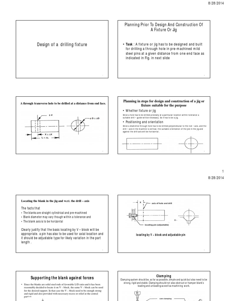 Jigs and Fixture PDF | PDF | Metalworking | Industrial Processes