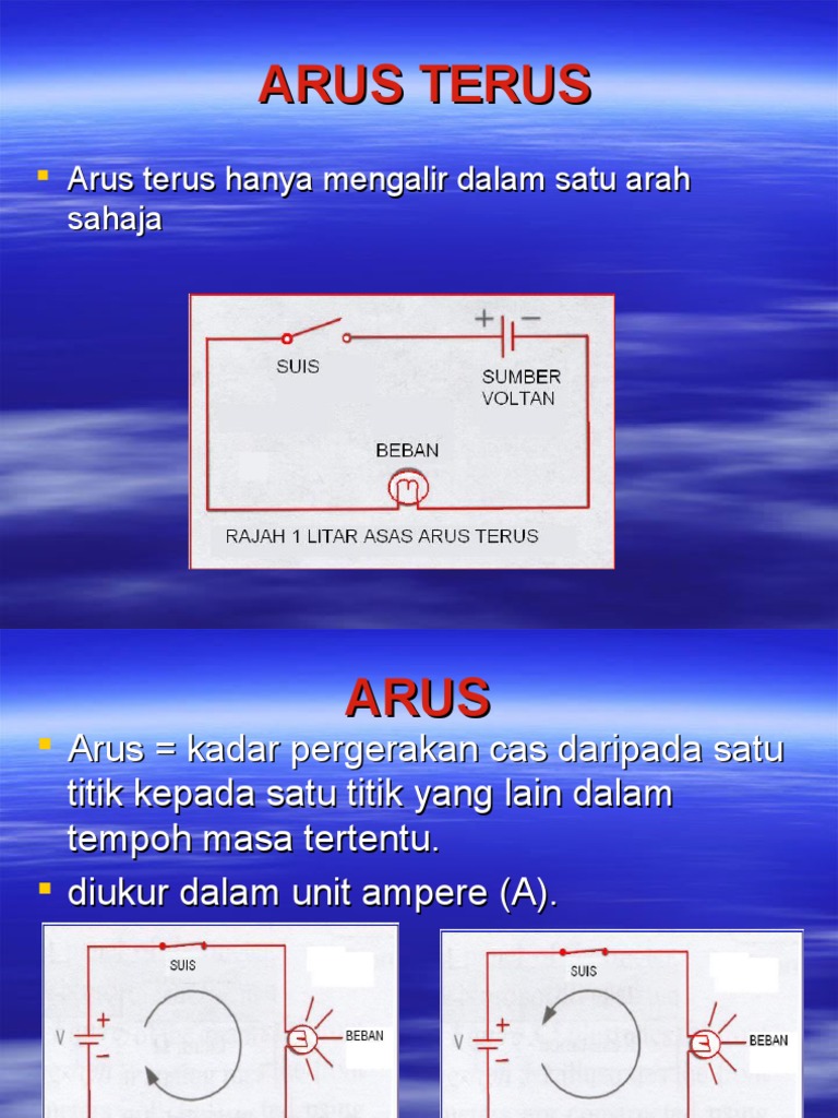 Presentation Arus Terus & Ulang Alik | PDF
