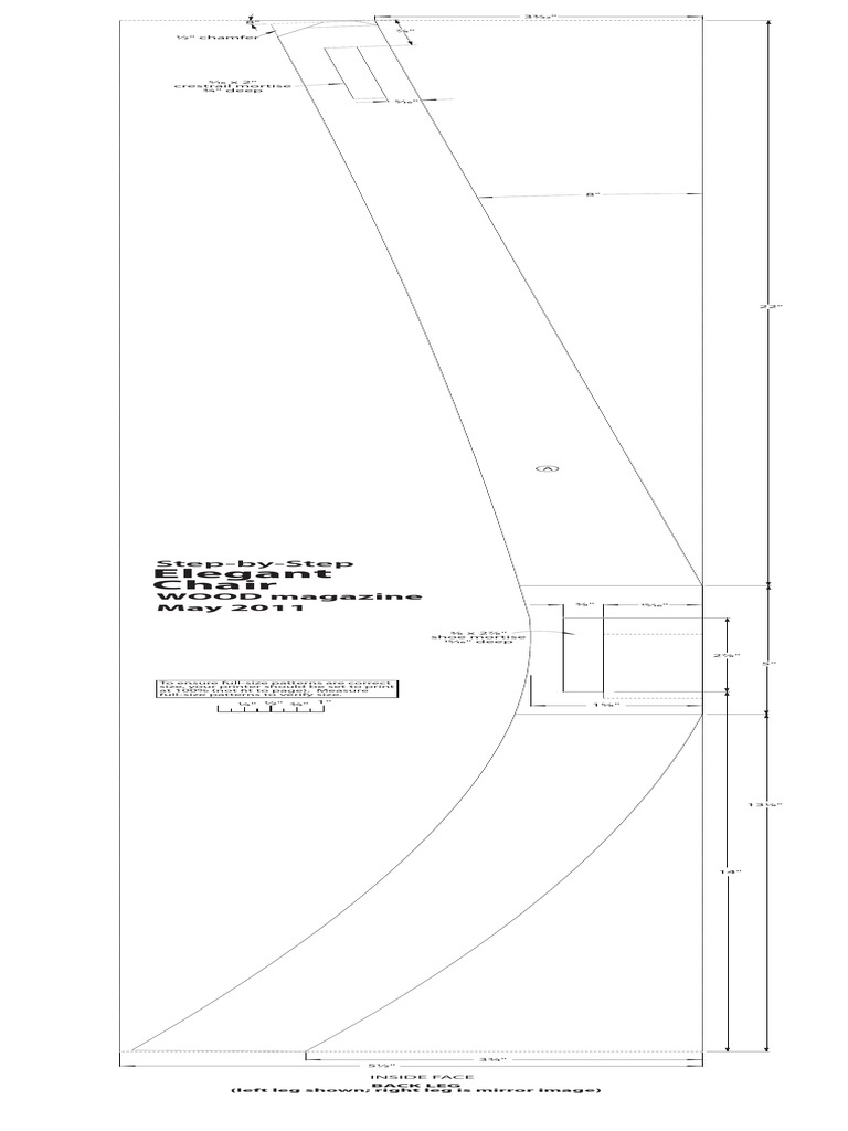Chair Leg Pattern | PDF