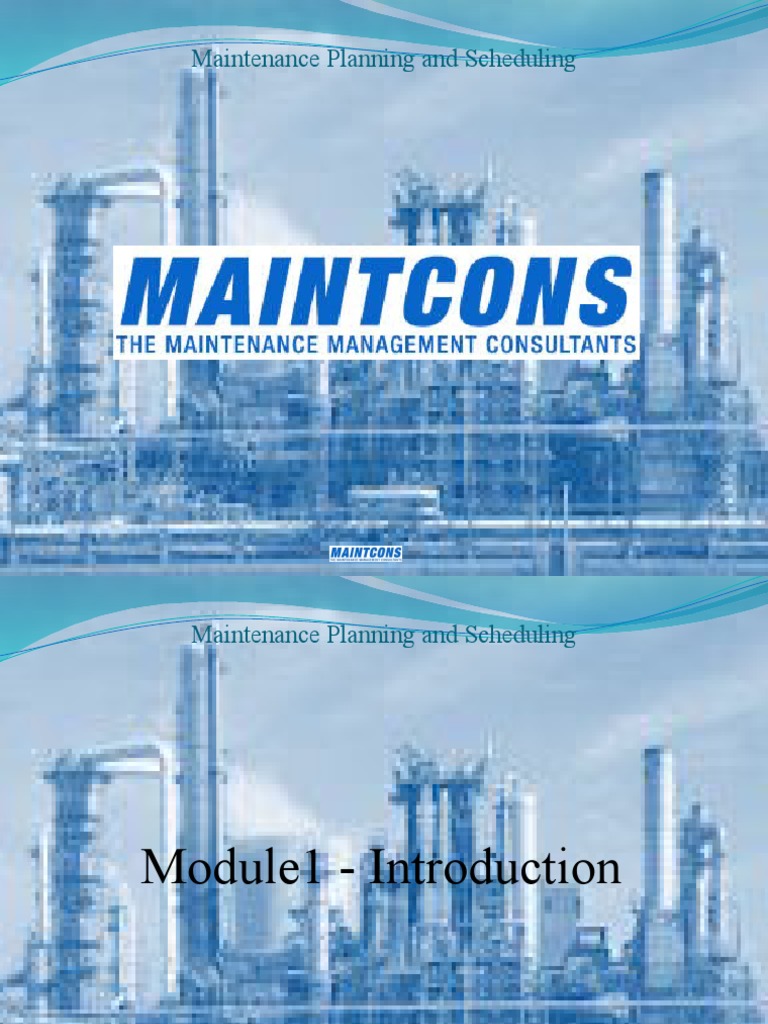 Maintenance Planner | PDF | Scheduling (Computing) | Reliability ...