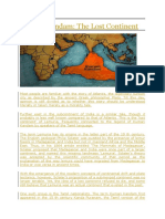 Kumari Kandam: The Lost Tamil Continent | PDF | Tamils | Tamil Nadu
