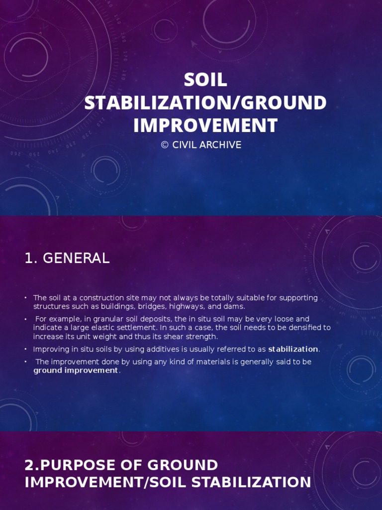 Soil Stabilization | PDF | Deep Foundation | Soil
