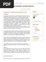 Proceso de Zarpeo y Afine en Muros | PDF | Mortero (Albañilería) | Cemento