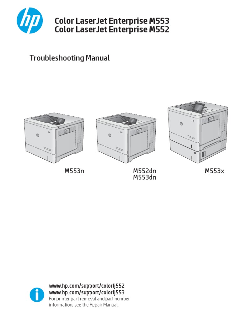 M552 M553 Troubleshooting Manual | PDF | Power Supply | Troubleshooting