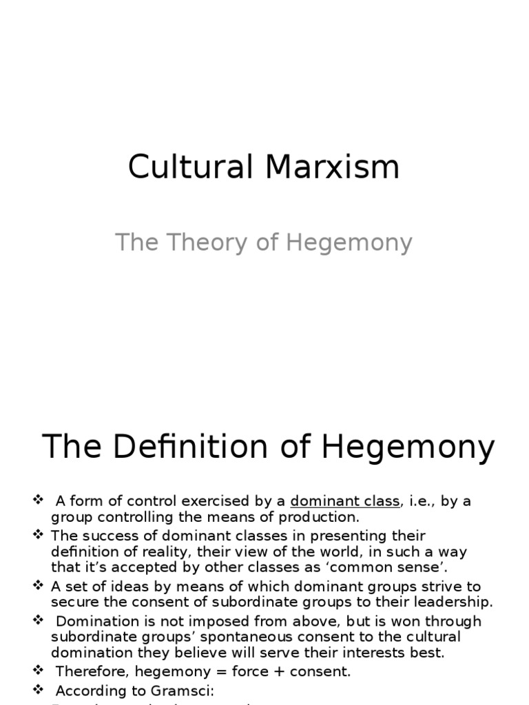 Understanding Hegemony | PDF | Hegemony | Antonio Gramsci