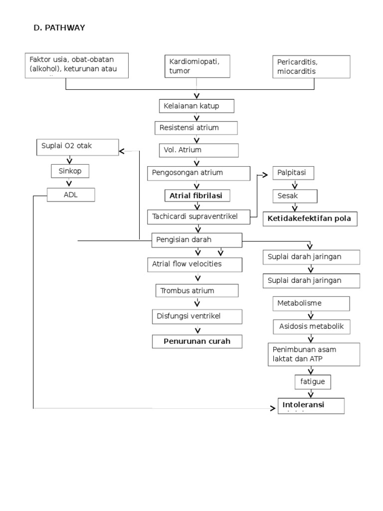 Pathway Atrial Fibrilasi | PDF