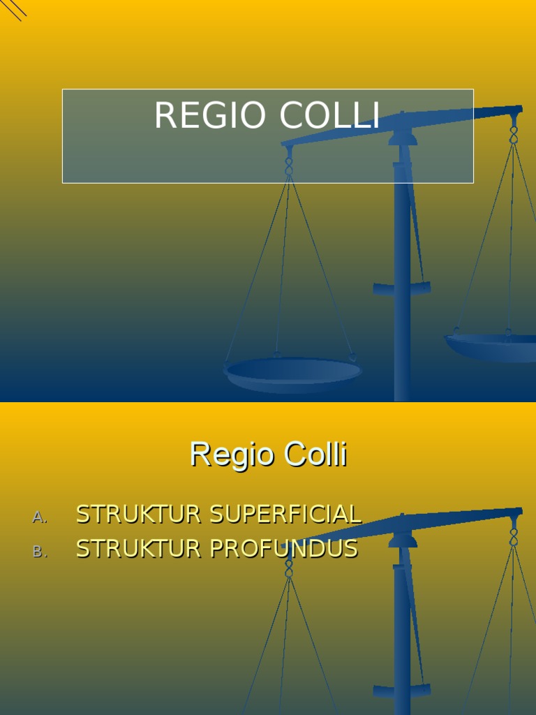 Anatomi dan Vaskularisasi Regio Colli | PDF