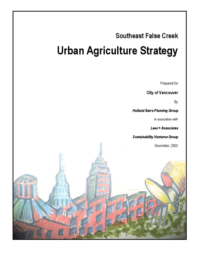 Urban Agriculture Strategy | PDF | Urban Agriculture | Sustainability
