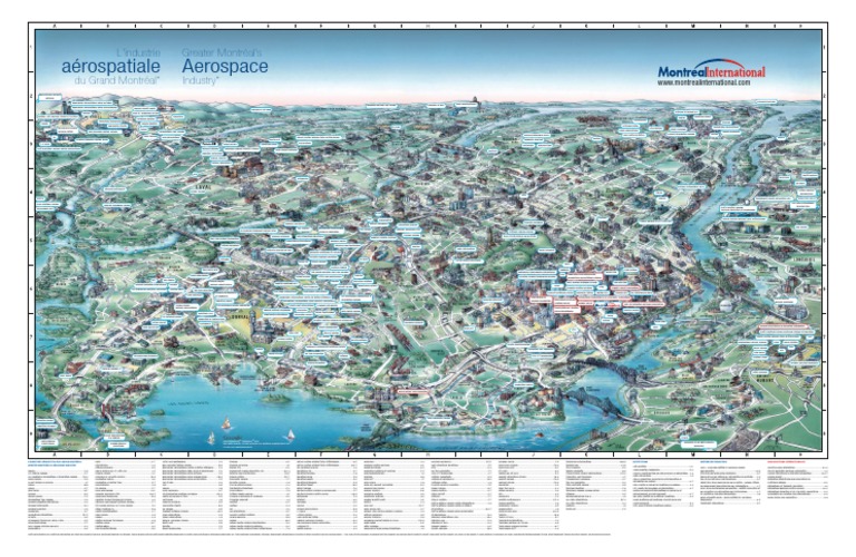 Publication Greater Montréals Aerospace Industry Map 2012 | PDF ...