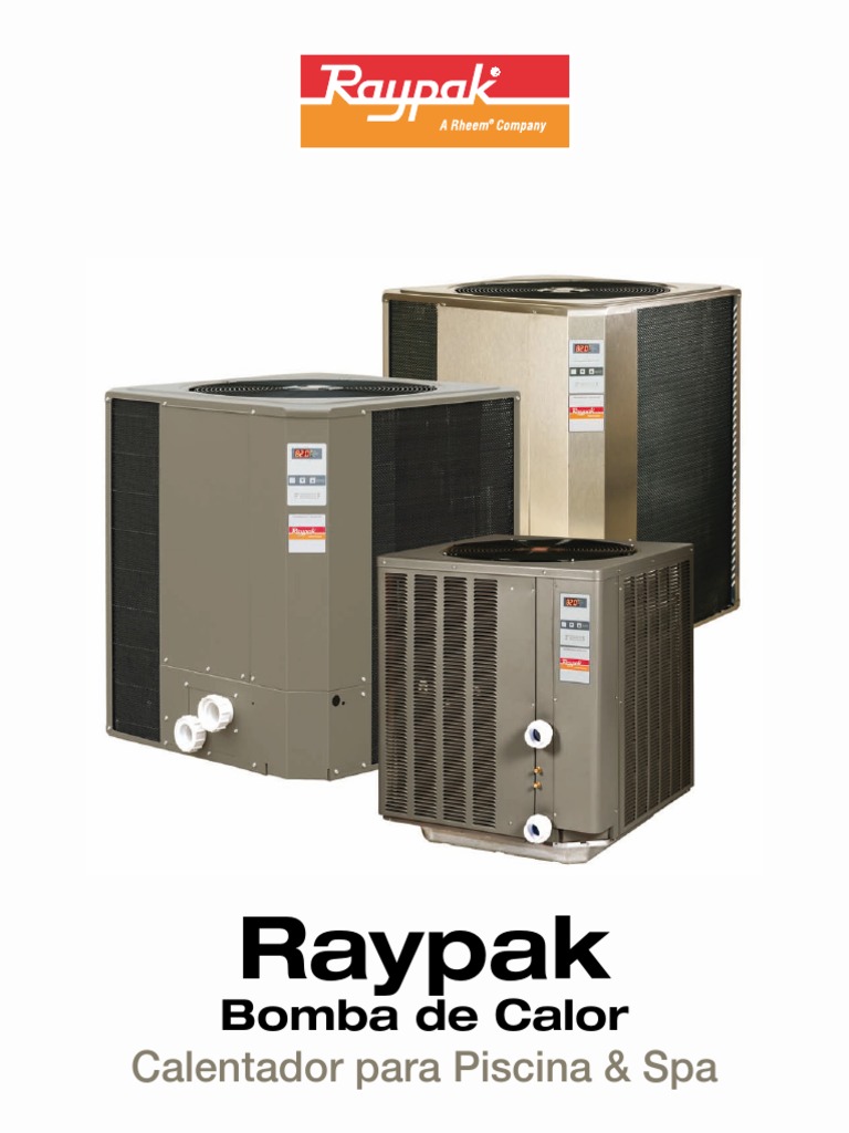 Bomba de Calor Raypak | PDF | Bomba de calor | Compresor de gas