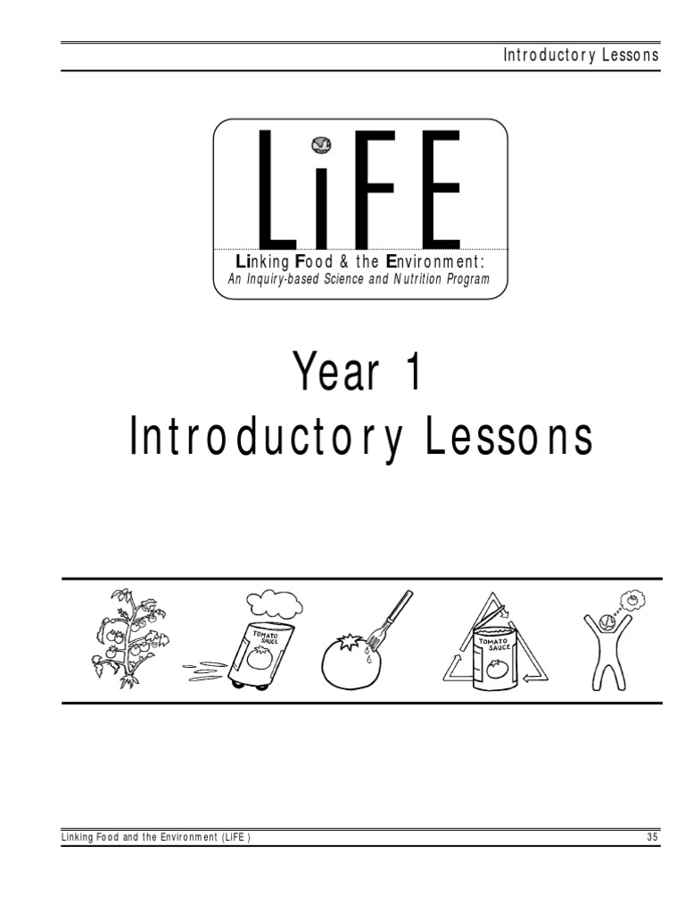 Year 1 Introductory Lessons for LiFE Program | PDF | Inquiry Based ...