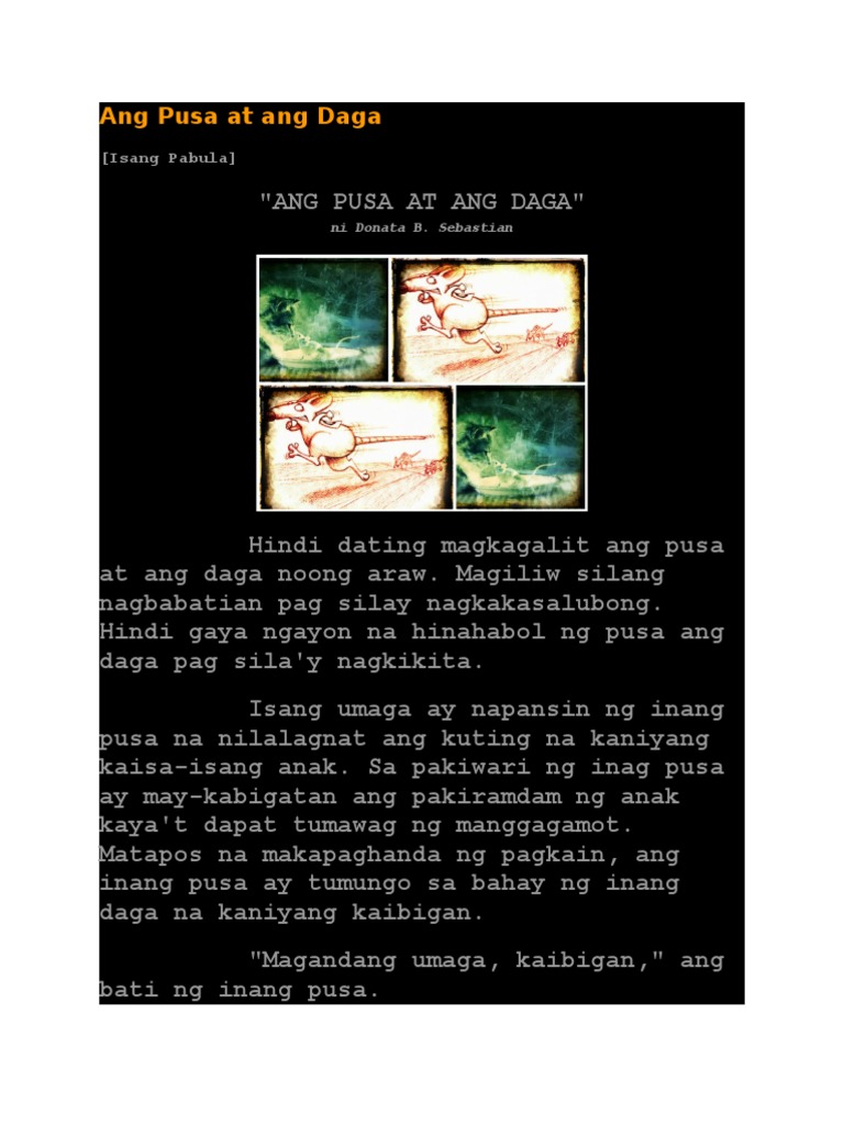 Ang Pusa at Ang Daga