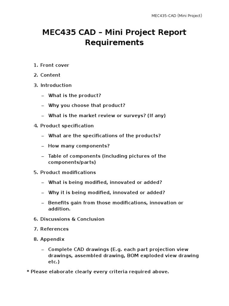 Mini Project Report Format | PDF