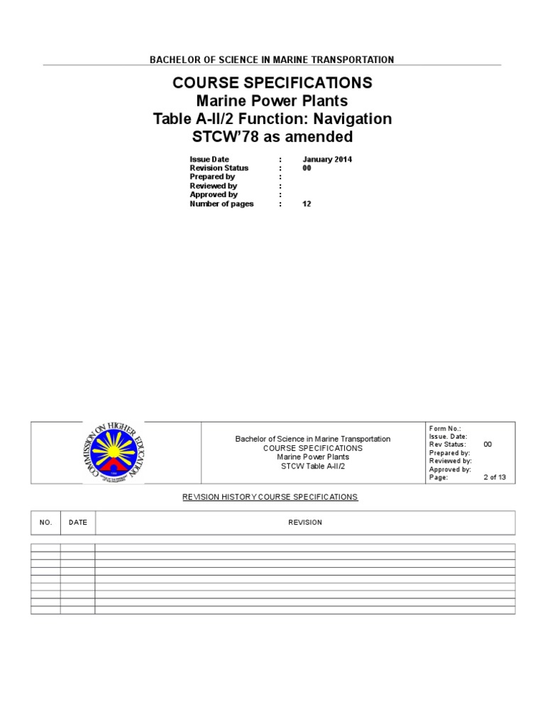 Marine Power Plants Course Overview | PDF | Gas Turbine | Marine Propulsion